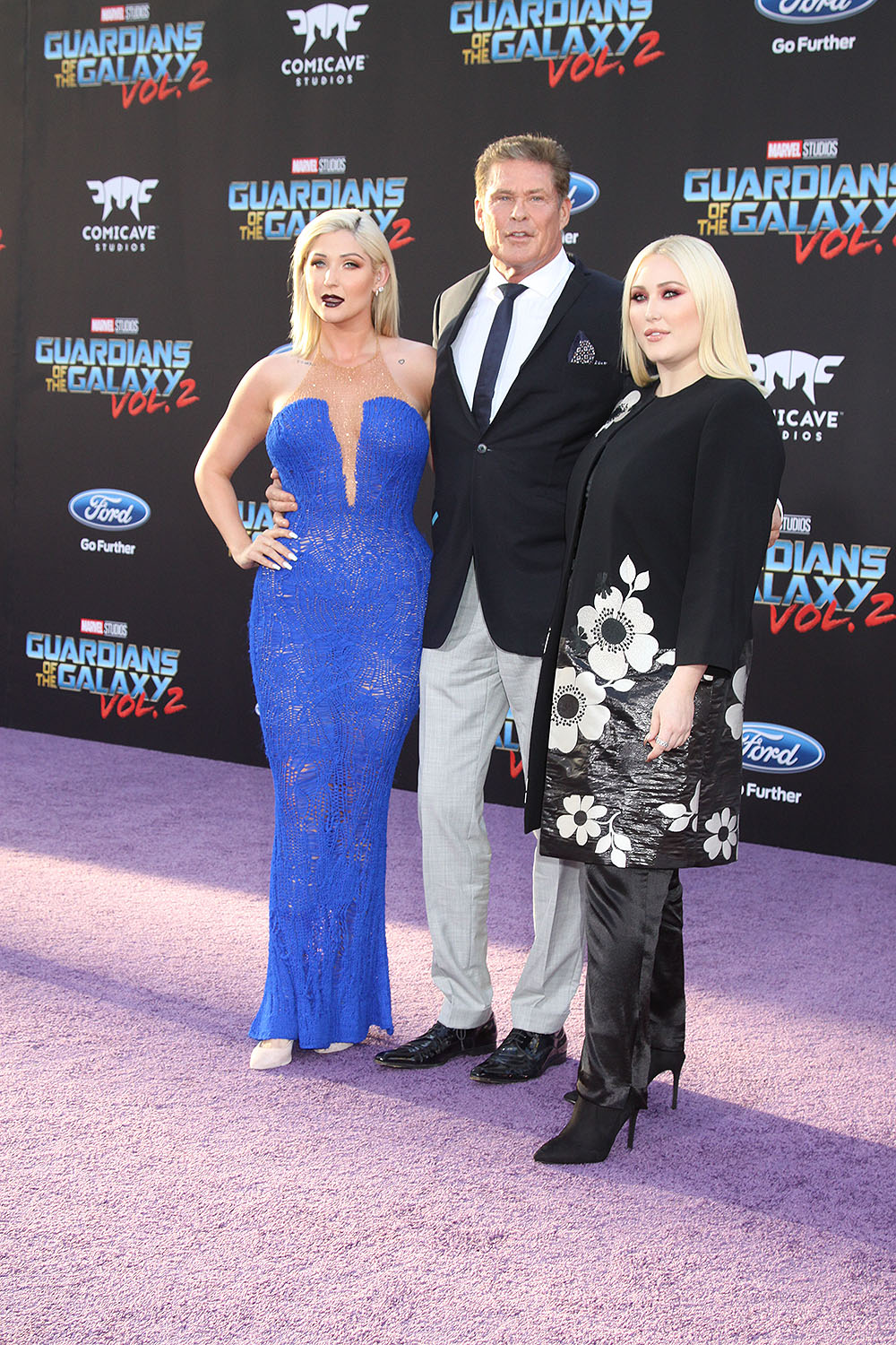 David Hasselhoff, and daughters Taylor Ann Hasselhoff and Hayley ...